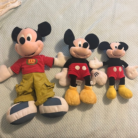 Toys | Vintage And New Mickey Mouse Bundle Disney | Poshmark